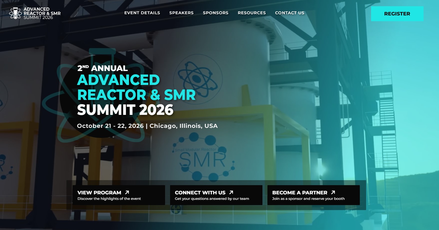 Advanced Reactor & SMR Summit 2026 | Register Now